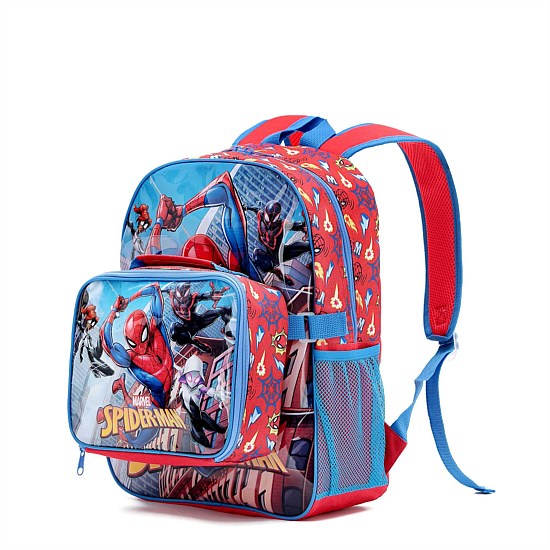 Disney Spiderman Backpack with Cooler Bag | Kids School & Lunch Bag ...