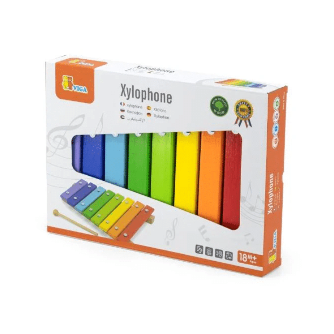 Viga Wooden Large Xylophone – 8-Key Musical Toy for Toddlers – Zlullaby ...